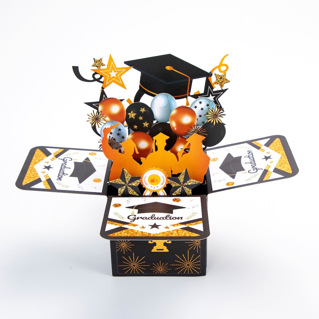 Graduation Celebration - Pop up Graduation Card With Envelope - Unique ...