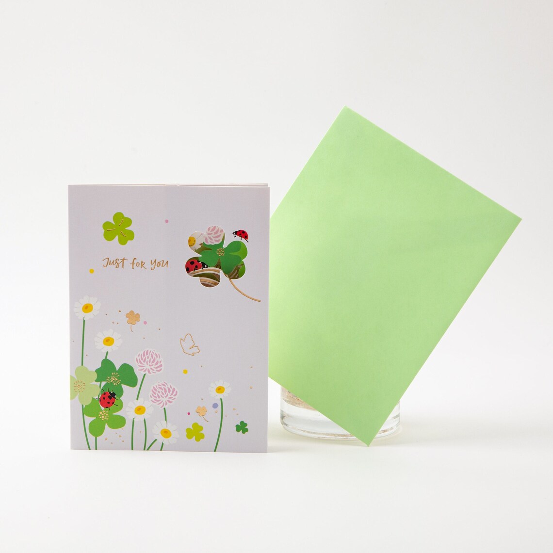 Daisy Thank You Card Clover Pop up Greeting Card Unique 3D Flower ...