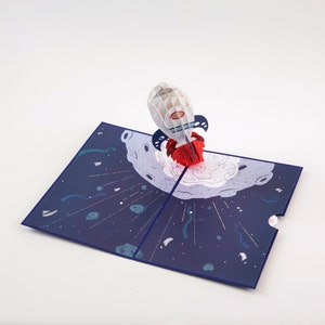 Rocket Congrats - Pop up Greeting Card With Envelope - Unique 3D ...
