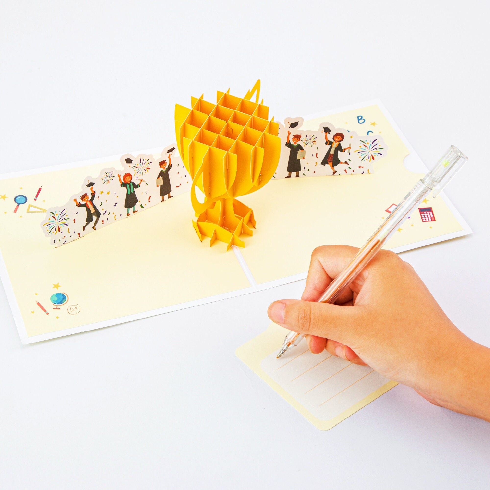 Graduation Trophy - Graduation Pop up Greeting Card With Envelope ...
