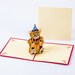 Cute Bear Birthday Popup Card - Pop up Birthday Card With Envelope ...