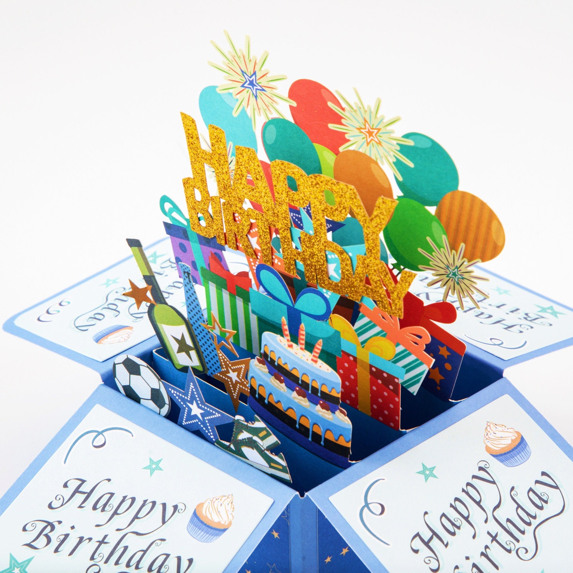 Happy Birthday Surprise Box Pop Up Birthday Card With Envelope Unique