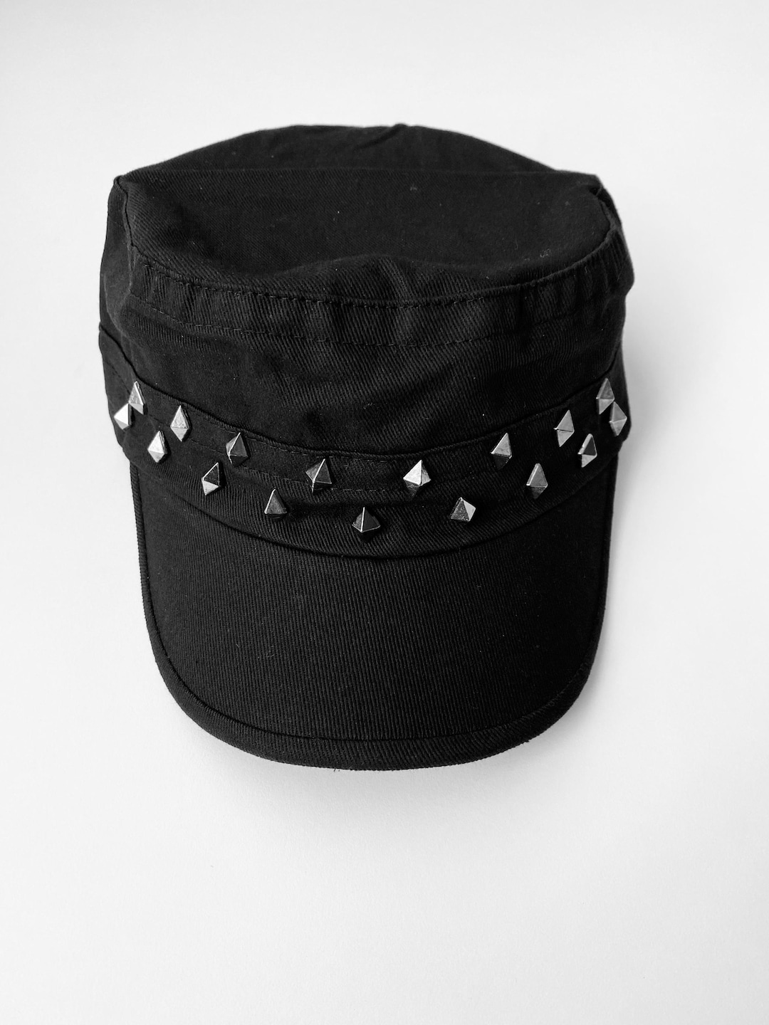 Gothic Castro Hat, Punk Castro Hat, Rock Style Hat, Castro Hat, Black ...