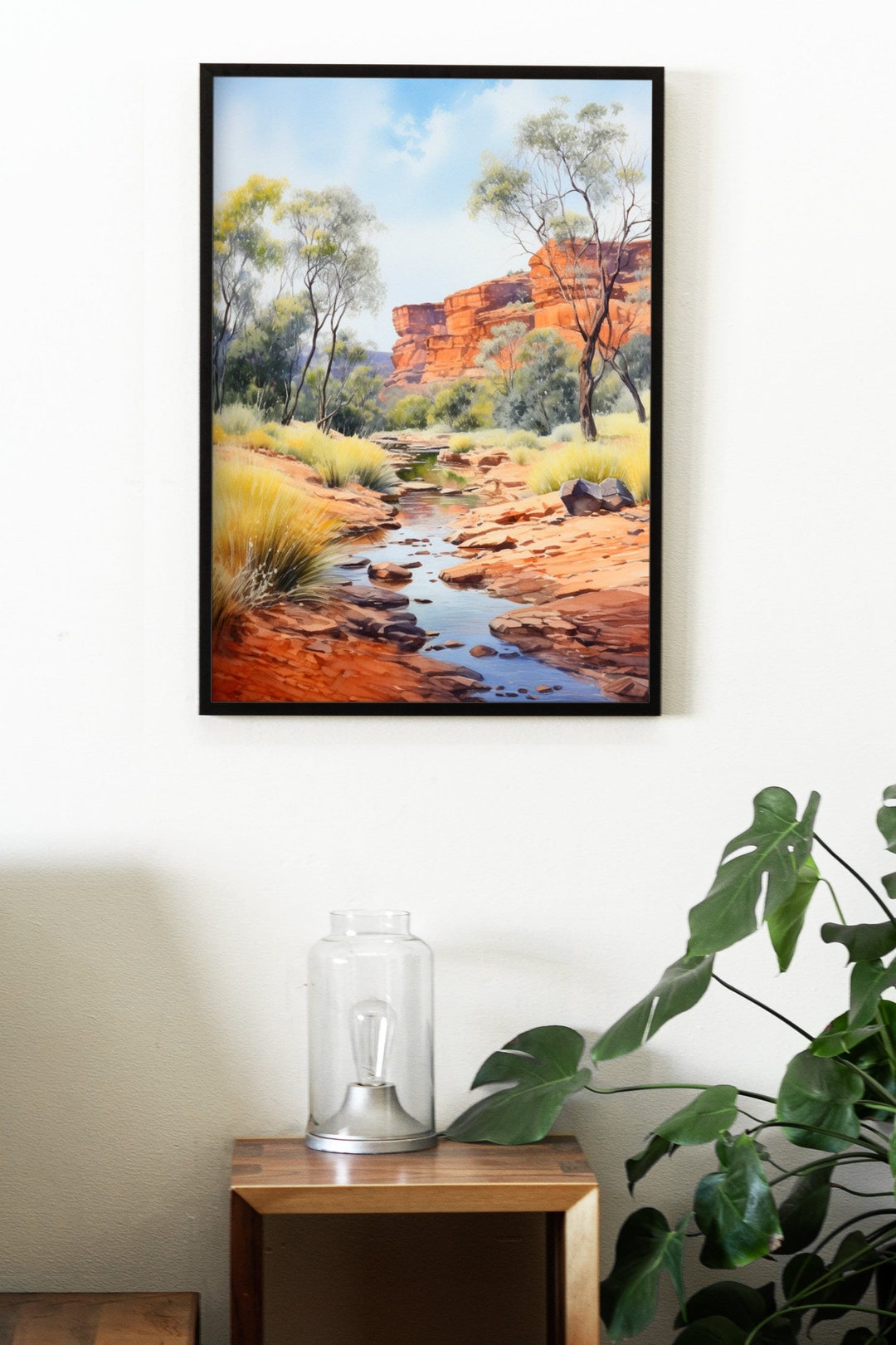 Australian Outback Print Watercolour Painting Australia Watercolour ...