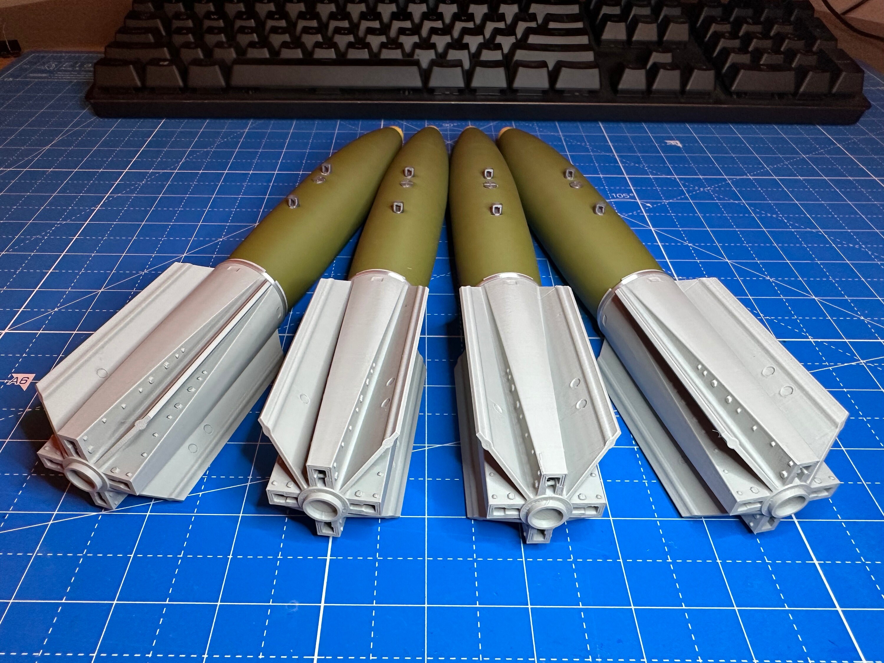 MK83 Snakeye General Purpose Bomb (1:12) - Etsy