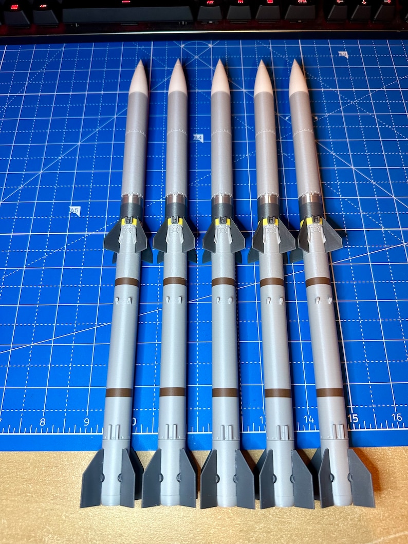 AIM-120 AMRAAM Missile (1:12) - Etsy