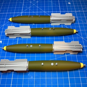 MK82 Snakeye General Purpose Bomb (1:12) - Etsy