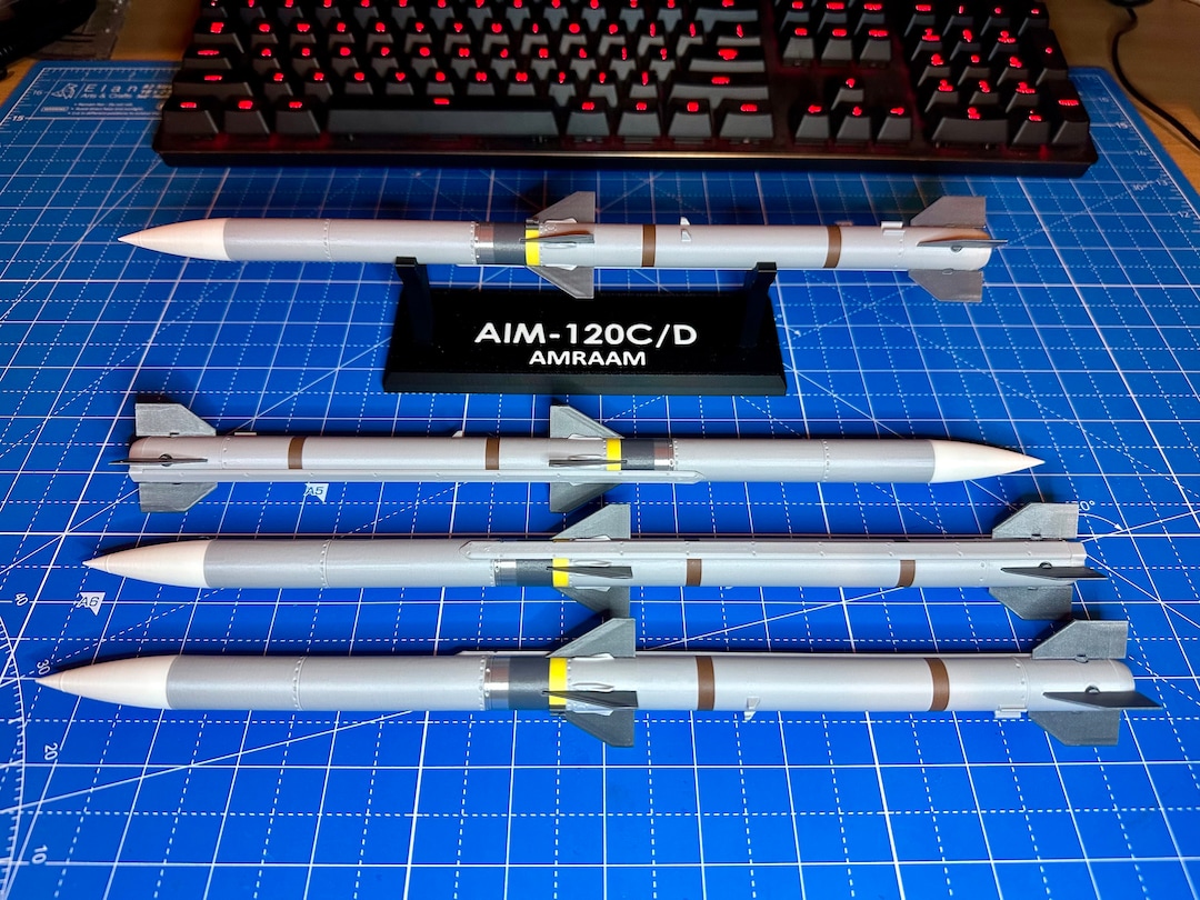 AIM-120 AMRAAM Missile (1:12) - Etsy