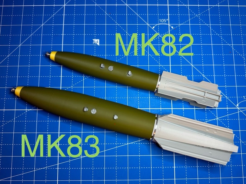 MK83 Snakeye General Purpose Bomb (1:12) - Etsy