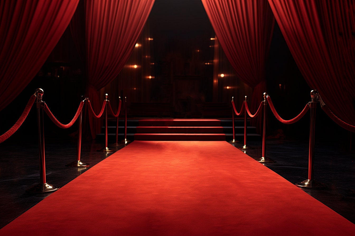 Red Carpet Digital Backdrop for Elegant and Charming Portrait Shots ...