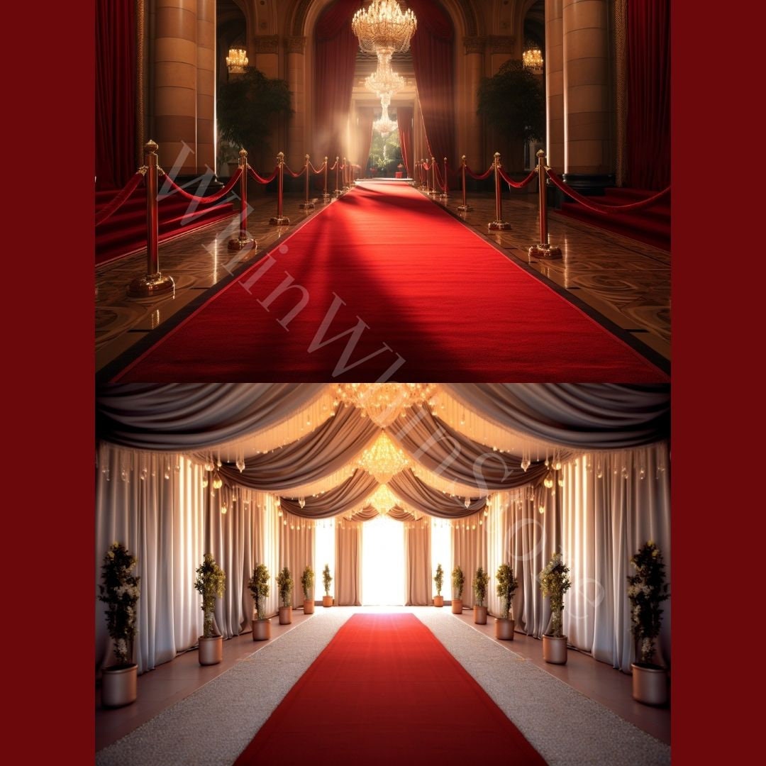 Red Carpet Digital Backdrops for Elegant and Dress Portrait Shots - 10 ...