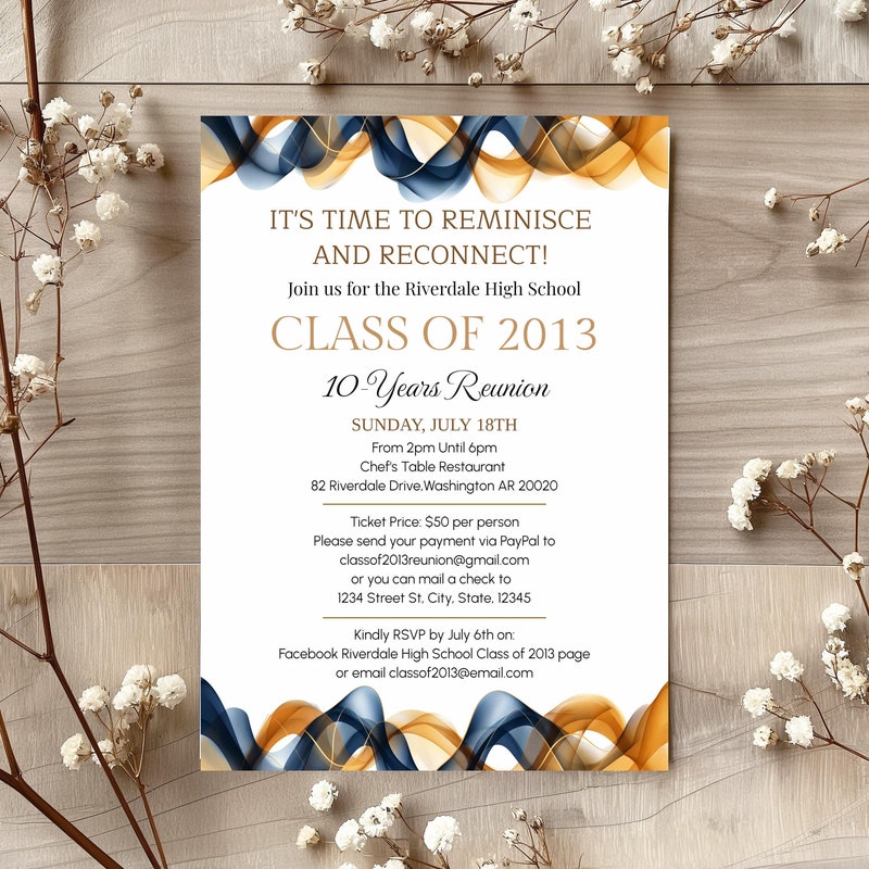 40th Class Reunion - Etsy