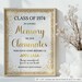 Class Reunion in Loving Memory Sign, Classmate Memorial, Classmate ...