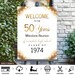 Class Reunion Welcome Sign Personalized, High School Reunion Welcome ...
