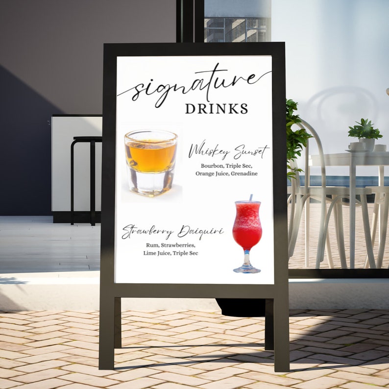The Bar Sign Template Minimalist Instant Download - Etsy Australia