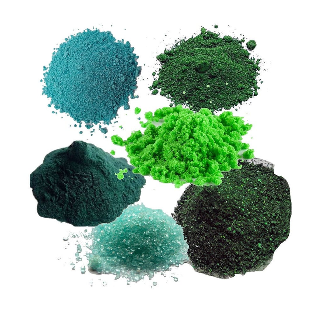 GREEN PIGMENTS - Copper Acetate Chromium Oxide Chromium Sulfate Copper ...