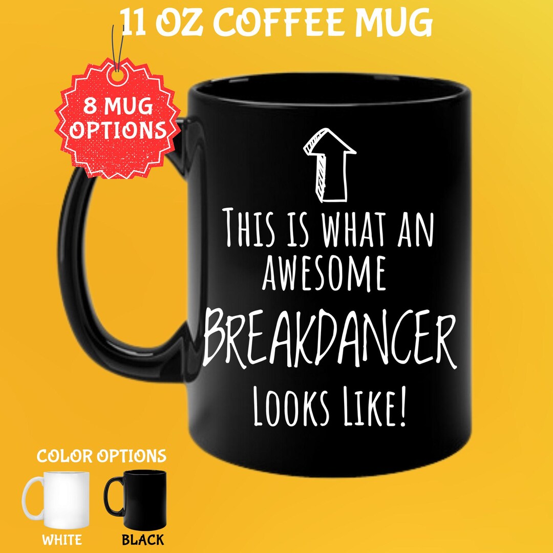 Breakdancer Mug: Hip Hop Dance Gift - Ceramic Coffee Cup - Etsy