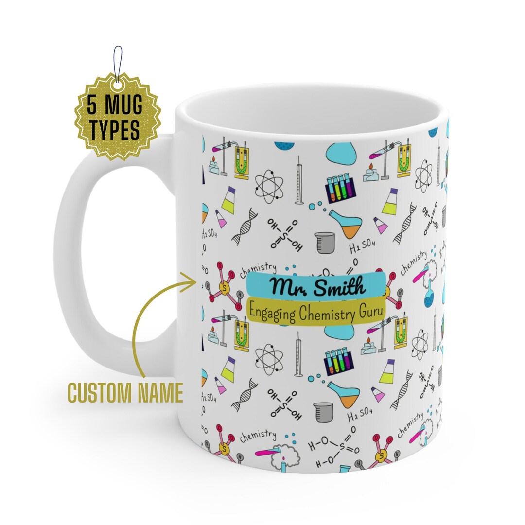 Chemistry Teacher Mug,chemistry Teacher Gift,teacher Appreciation ...
