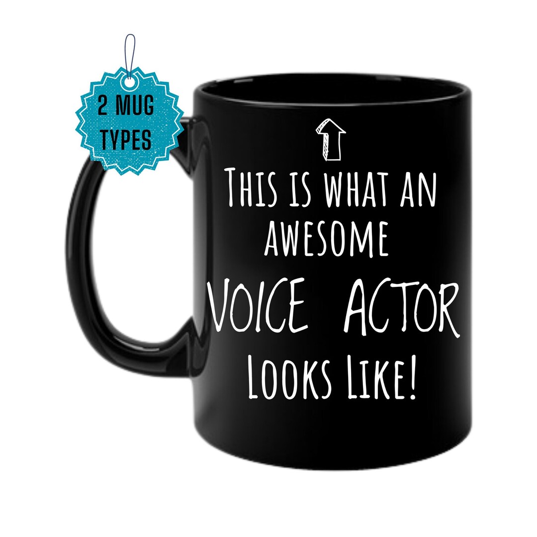 Voice Actor Mug: Ceramic Coffee Mug Gift - Etsy