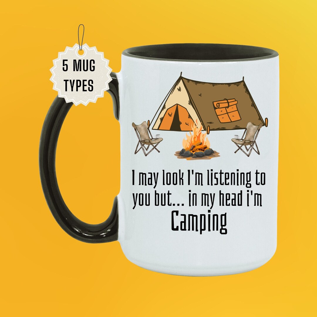 Camping Couple Gift,personalized Camping Mug,campfire Tin Cup,camping ...