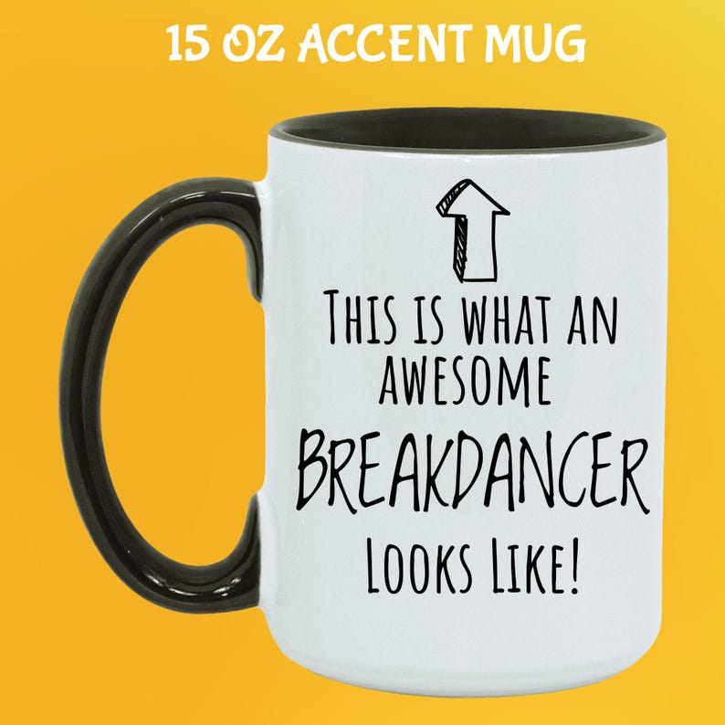 Breakdancer Mug: Hip Hop Dance Gift - Ceramic Coffee Cup - Etsy