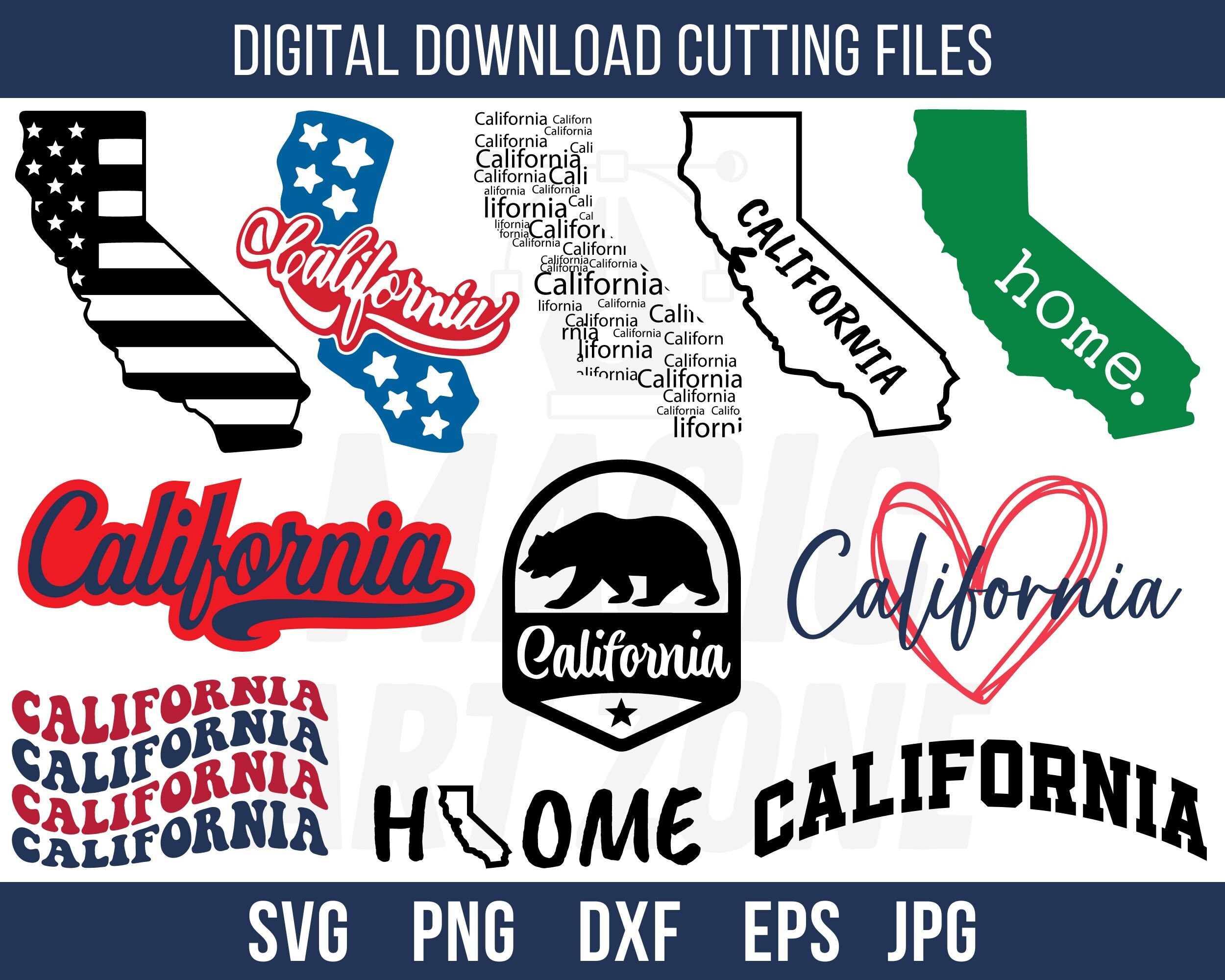 California SVG Mega Bundle, California SVG Bundle, California Svg ...