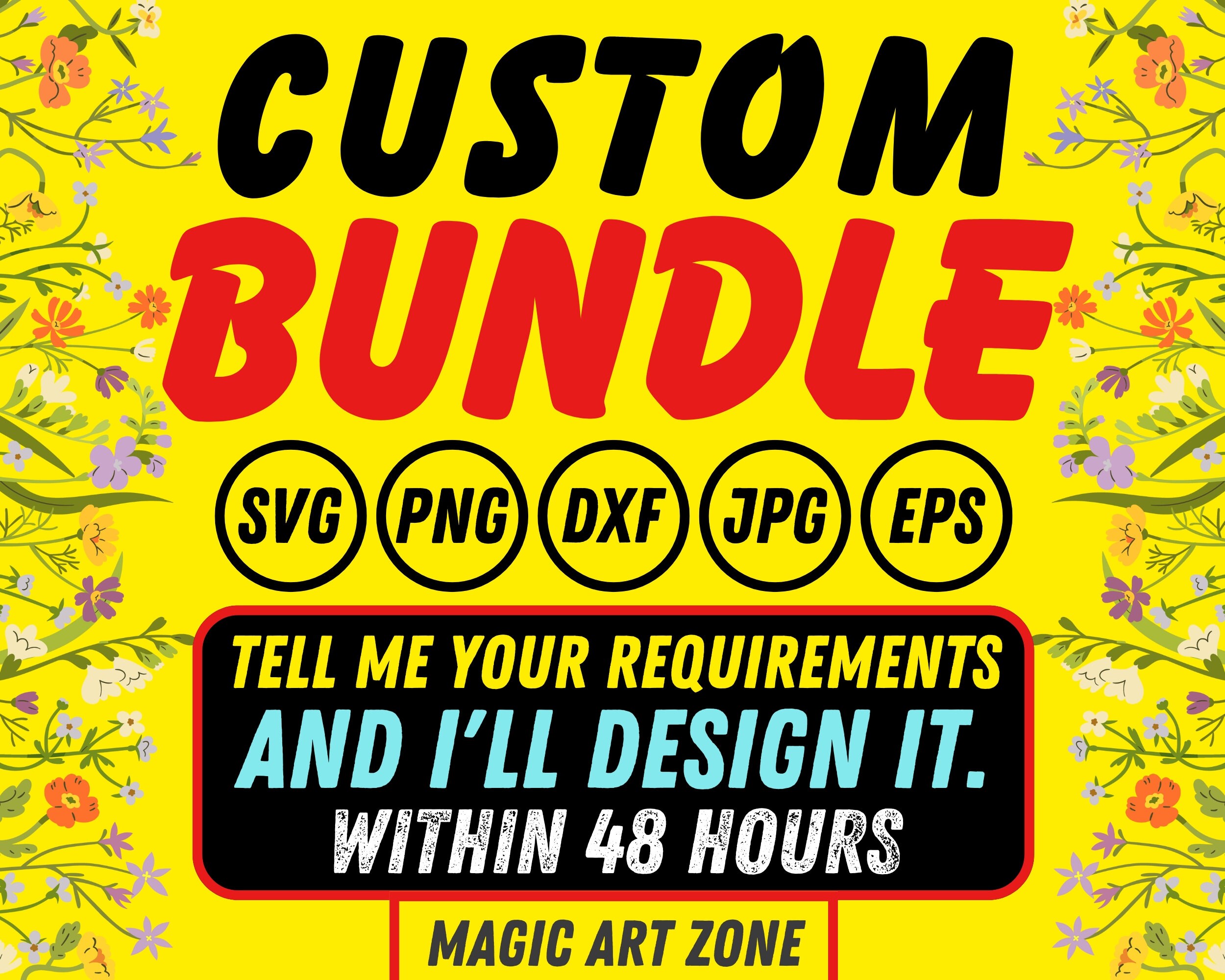Custom Bundle, Custom SVG Bundle, Custom PNG Bundle, Custom Svg, Custom ...