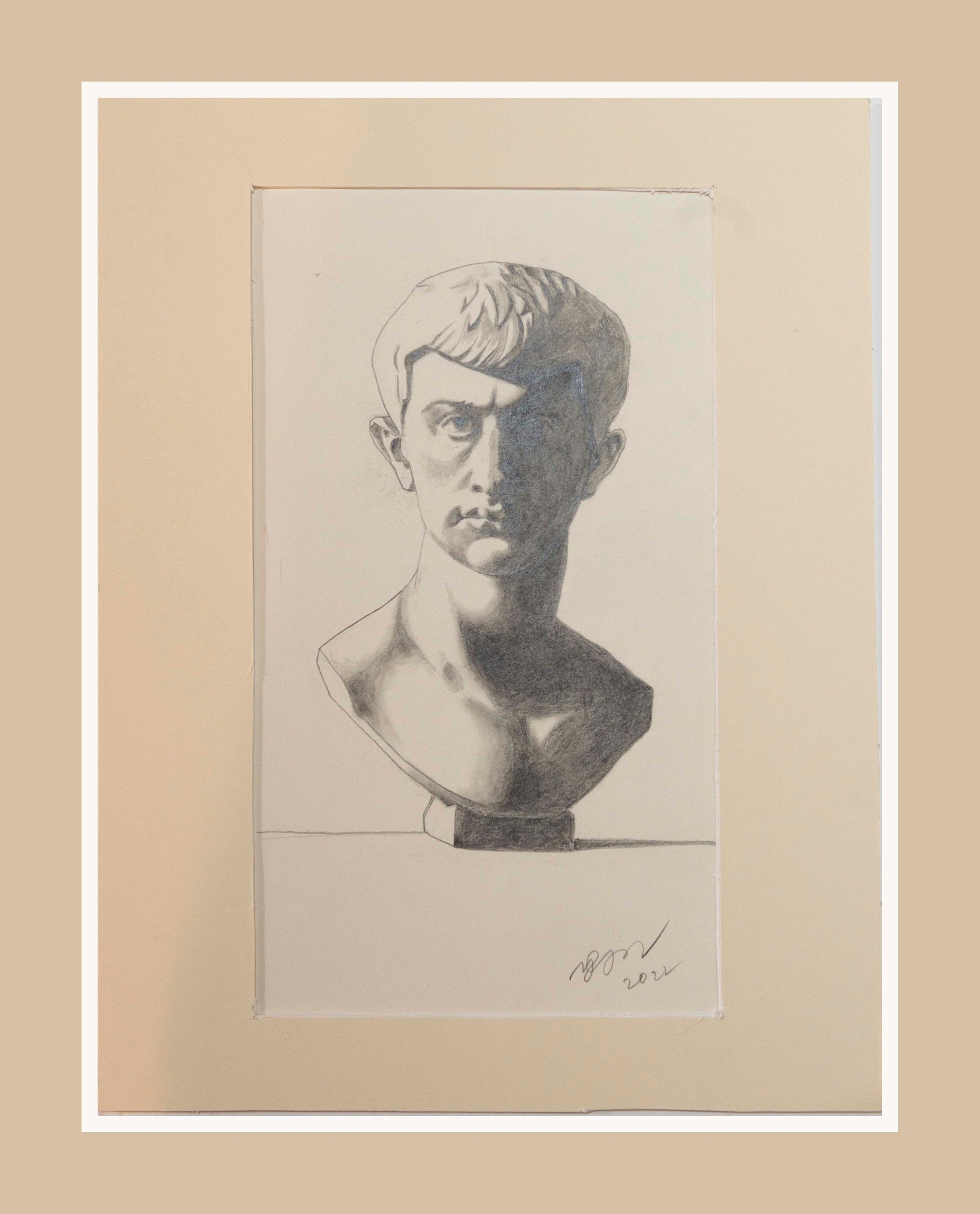 Markus Brutus Drawing. Charles Bargue's Plates, Plate 50. Pencil and ...