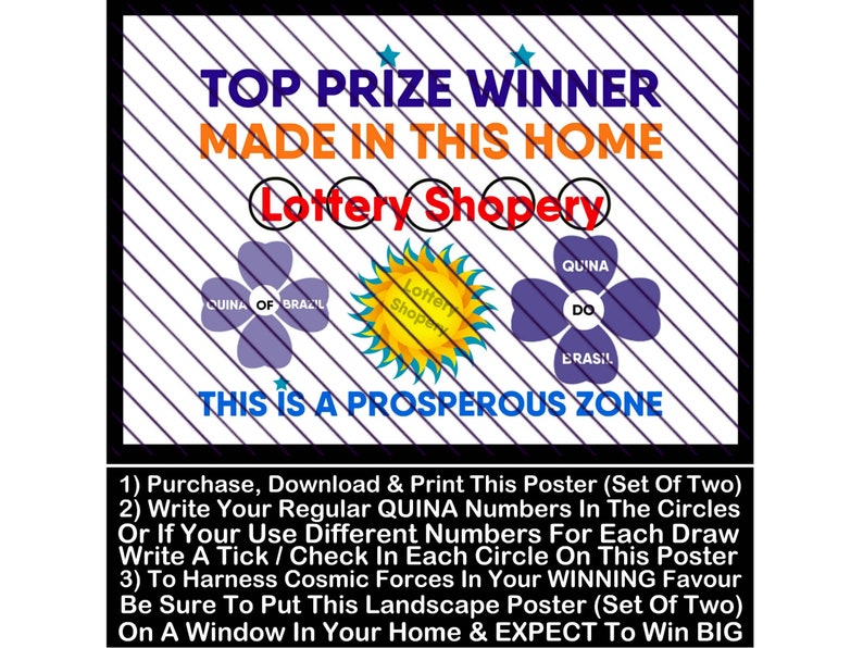 WIN BRAZILIAN QUINA / Scoop Top or High Prize on Brazil Quina / Law of ...