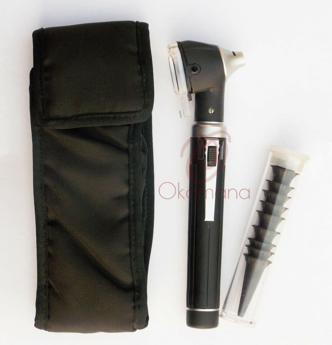 Mini Otoscope Pocket Set Fiber Optic-medical Diagnostic Examination ...