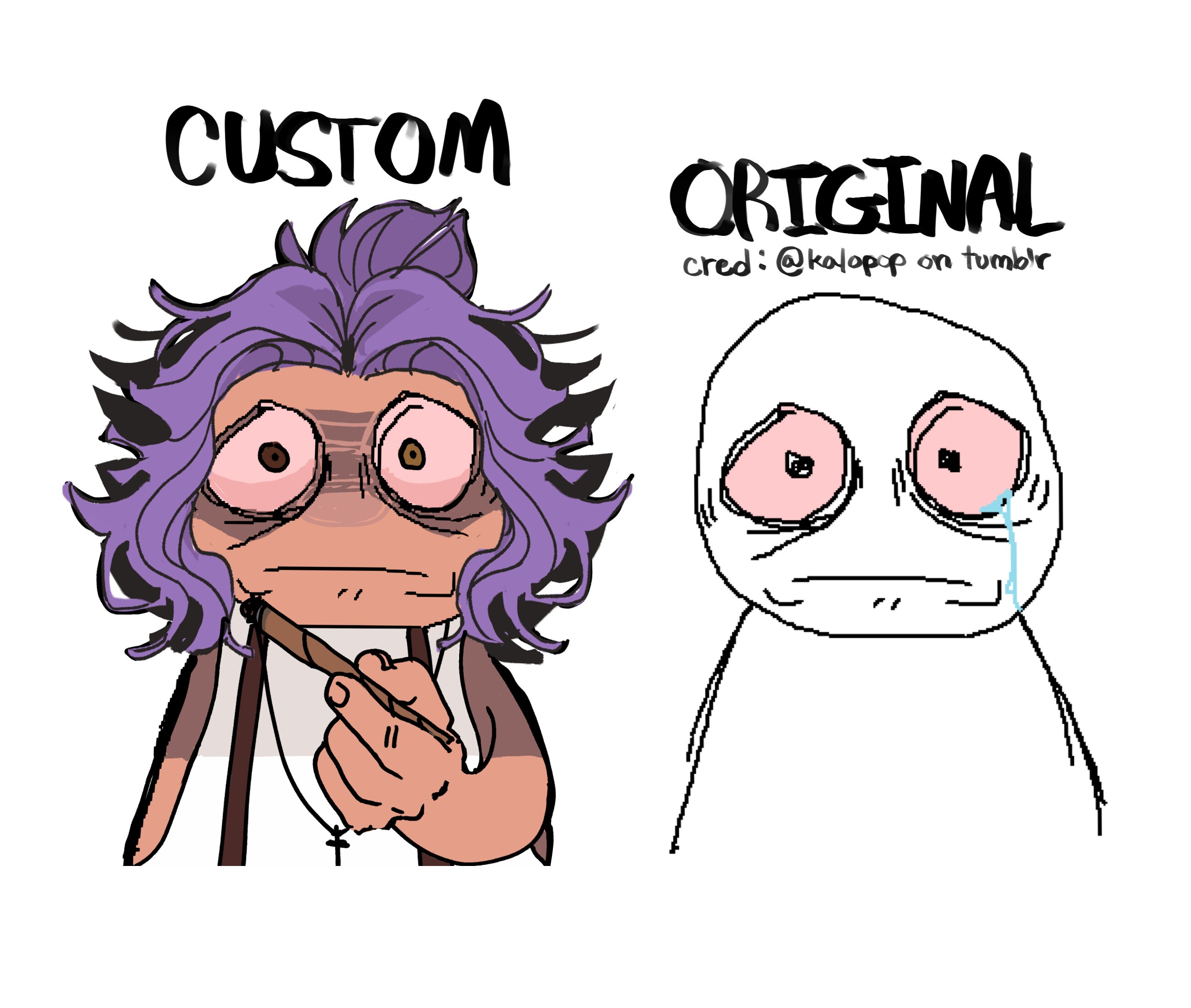 Personalized Stylized Character Art Meme Commissions Digital - Etsy