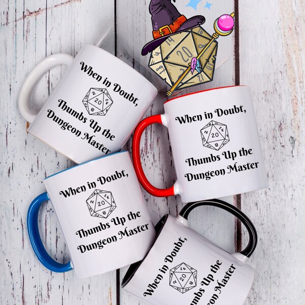 Dungeons Dragons Mug - Etsy