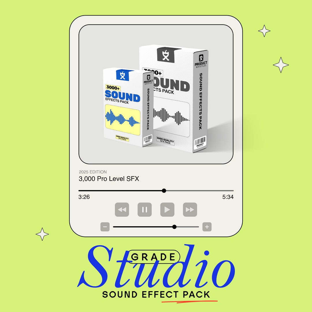 Premium Sound Effect Pack, Sound Effects for Video Editing, Sound ...