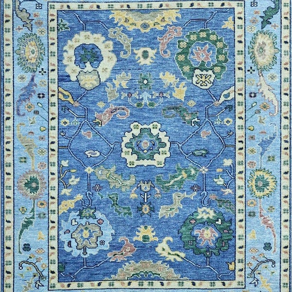 Blue Persian Rug - Etsy