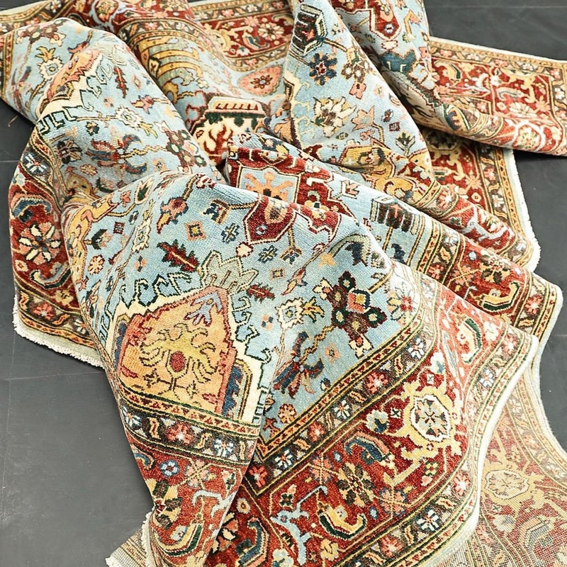 Red Persian Rug - Etsy