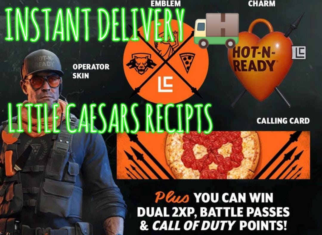Call of Duty Black Ops 6 X Little Caesars in Game Items - Etsy