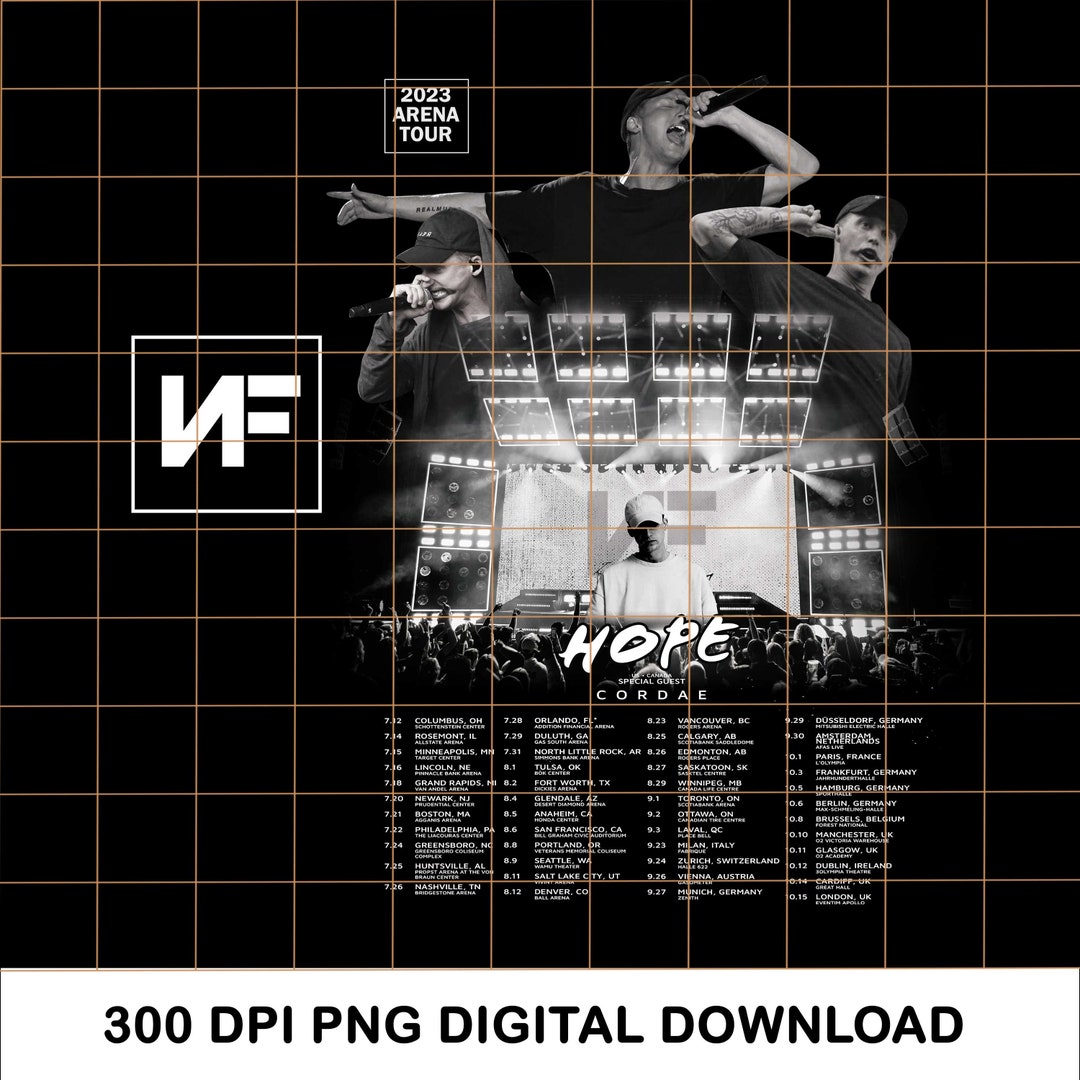 NF Hope World Tour Png NF Rapper Albums Png NF Hope 2023 - Etsy