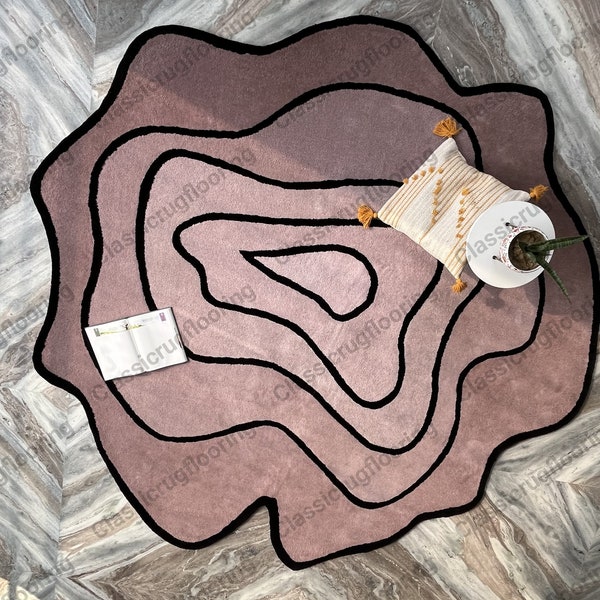 Asymmetrical Rug - Etsy