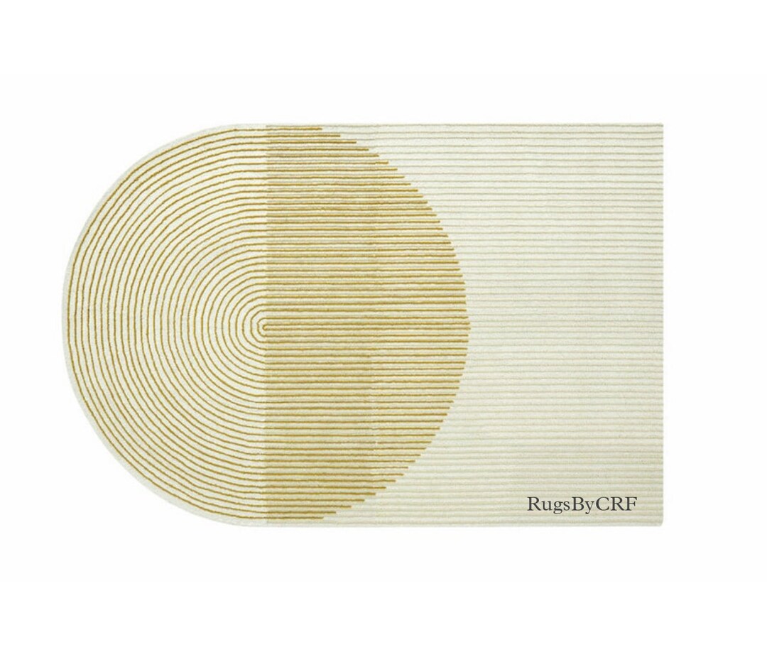 Handmade Irregular Shape Hand Tufted Oval Rug 100% Woolen Rug 2x3 3x5 ...