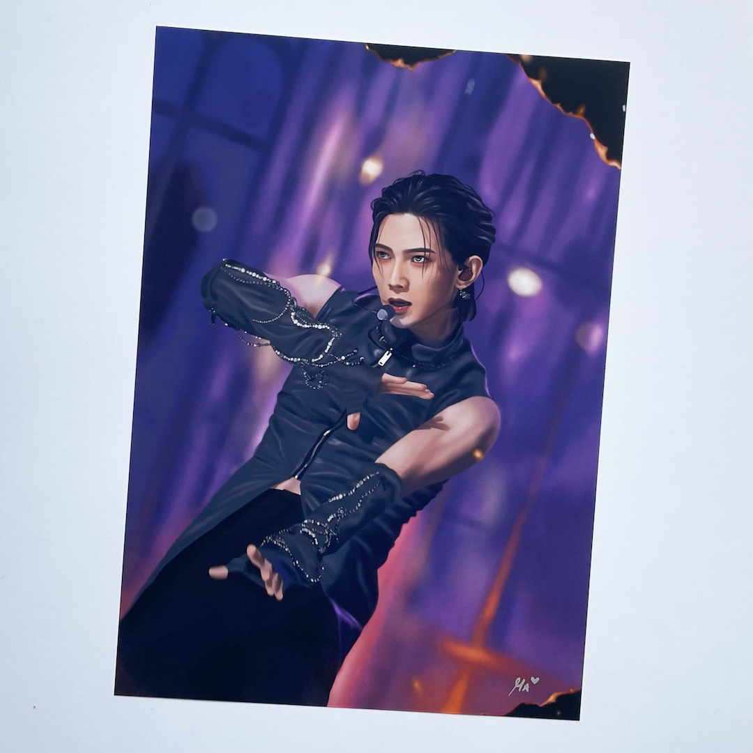 Ateez Yeosang Halazia Art Print A5 / A6 / Kpop - Etsy
