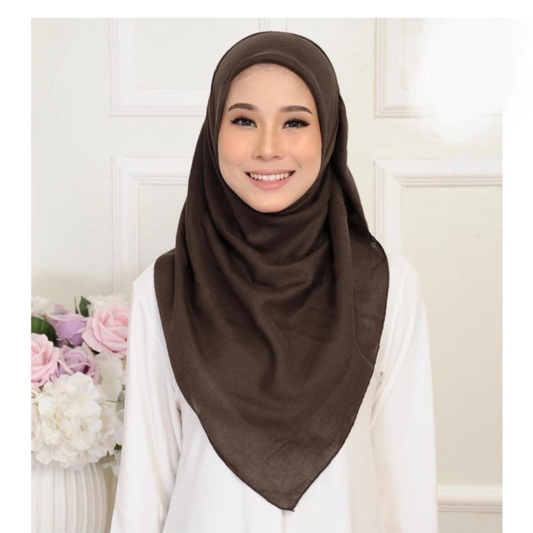 Pastel Cotton Voile Square Scarf | Head Covers Scarves - Wraps Hijab ...