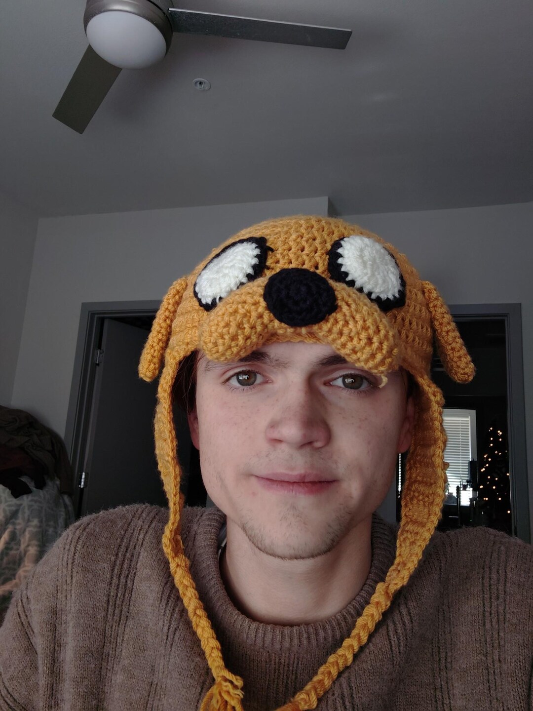 Crochet Jake the Dog Adventure Time Hat - Etsy
