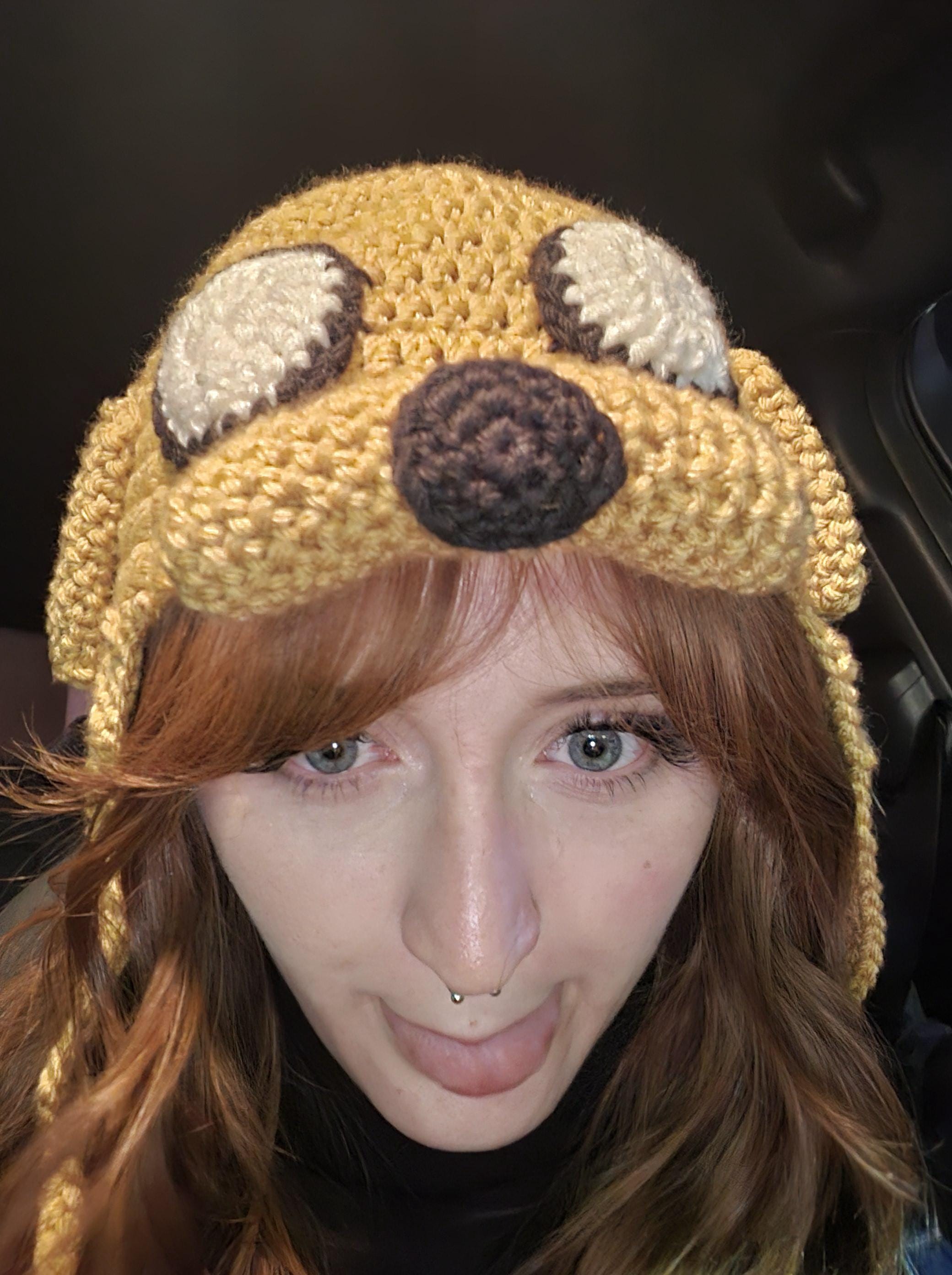 Crochet Jake the Dog Adventure Time Hat - Etsy