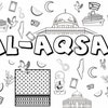 Islamic Kids Coloring Page Masjid Al-aqsa Activity PDF Palestine ...