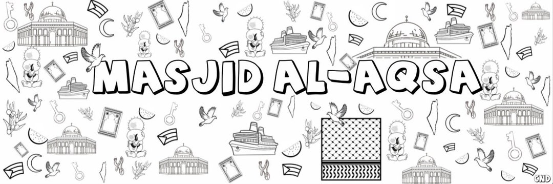 Islamic Kids Coloring Page Masjid Al-aqsa Activity PDF Palestine ...