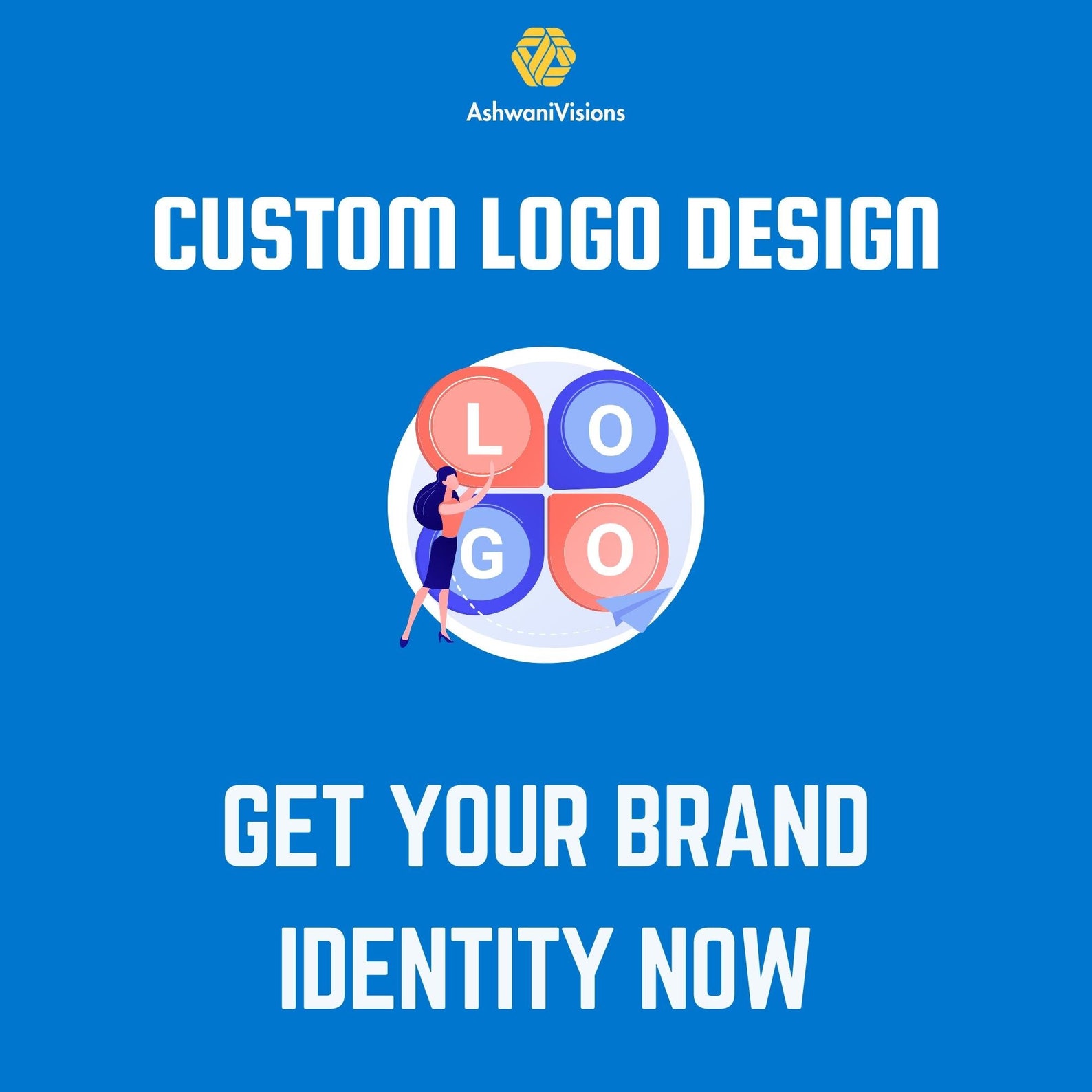Custom Professional Logo Design | Brand Identity | Logo Design for Your ...
