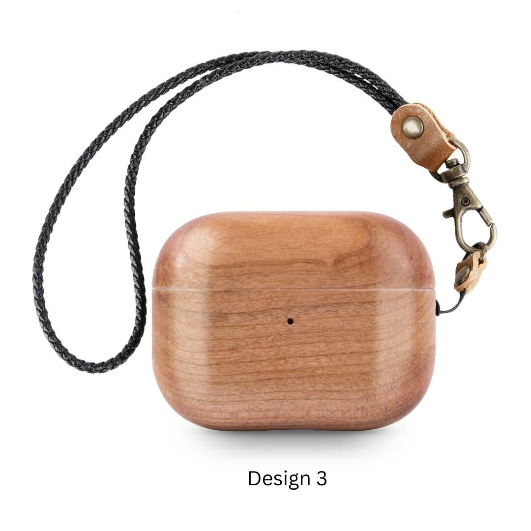 Wood AirPod Case for Airpods Pro 1 2 3 Generation Maple Wood Walnut ...