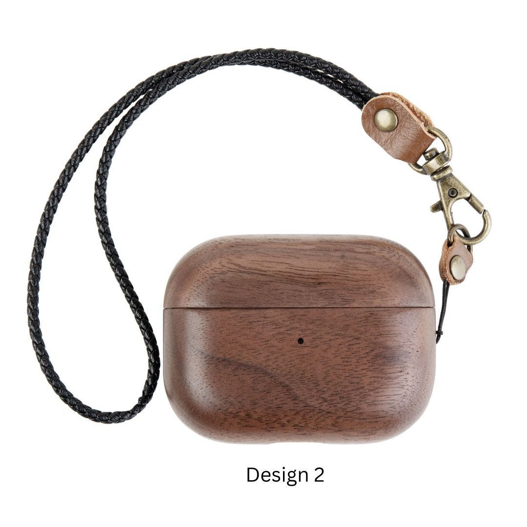 Wood AirPod Case for Airpods Pro 1 2 3 Generation Maple Wood Walnut ...