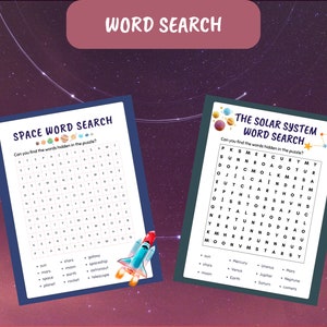 Space Activities Pack, 20 Printable Activities for Kids, Weekend ...