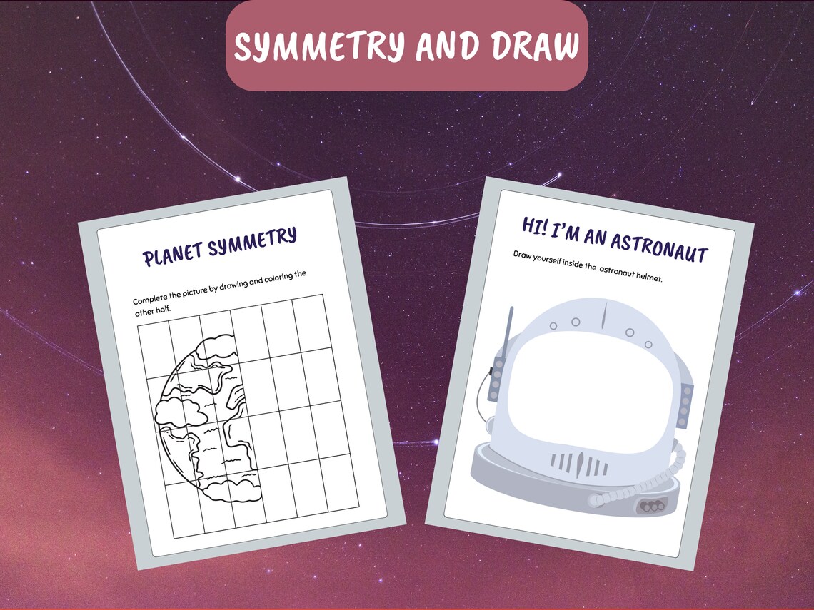 Space Activities Pack, 20 Printable Activities for Kids, Weekend ...